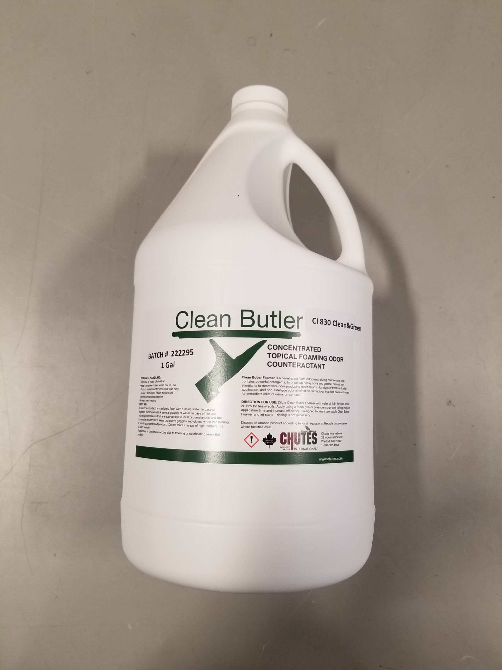 Odor Butler Foaming Cleaner - Chutes International
