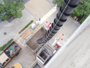 External Plastic and Steel Chutes for Construction Sites & Renovations