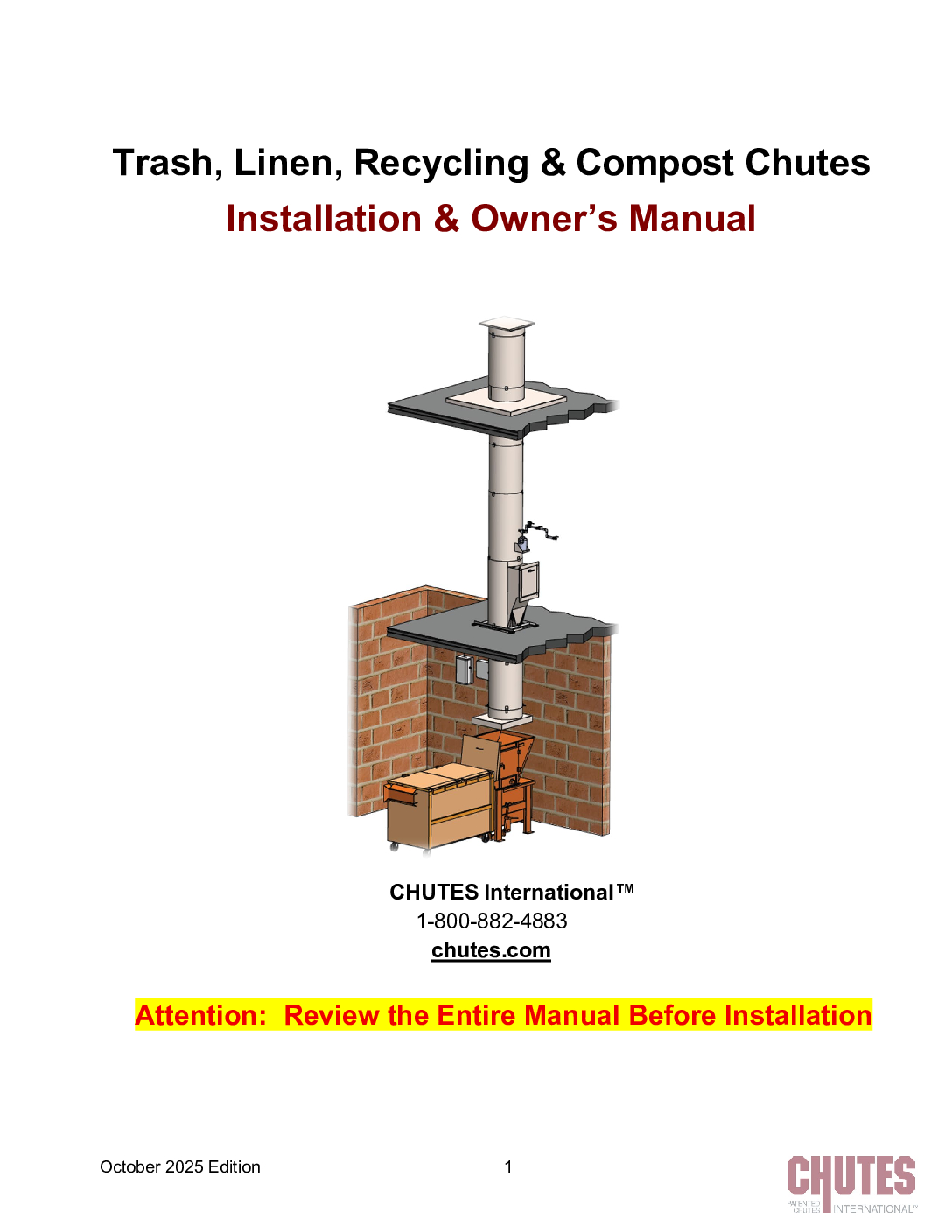 Internal Steel Trash & Laundry Chutes for Hospitals, Apartments & More