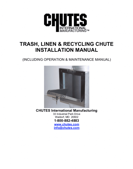 Internal Steel Trash & Laundry Chutes for Hospitals, Apartments & More